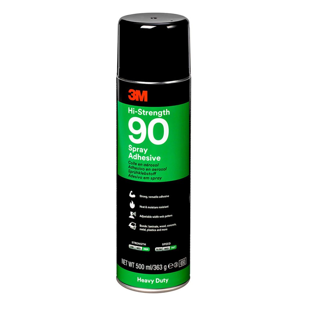 3M Hi-Strength 90 Spray Adhesive - 500ml - Ellsworth Adhesives Europe